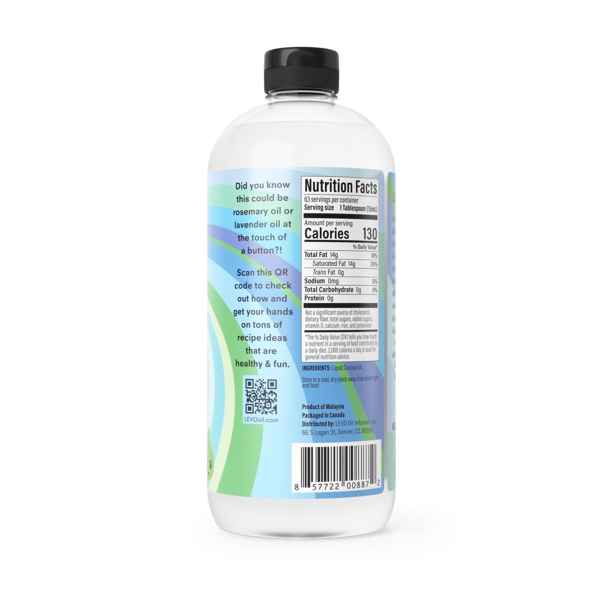 Premium MCT Liquid Coconut Oil | 32oz